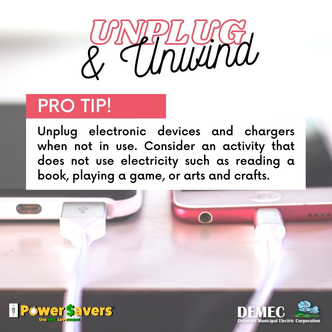 Power Savers - unplug&unwind - Municipal Services Commission